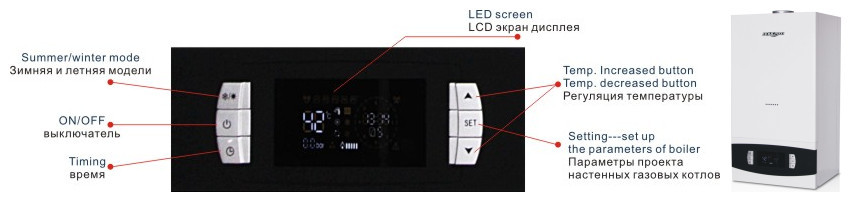 NG/LPG Domestic Gas Boilers , Gas Central Heating Boilers Remote ...