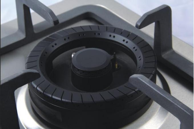 5 Burner Gas Cooker Hob , Five Burner Gas Hob With Flame Failure Safety ...