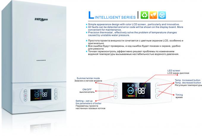 Smart Gas NG LPG Wall Mounted Combi Boiler For Home Heating Classic